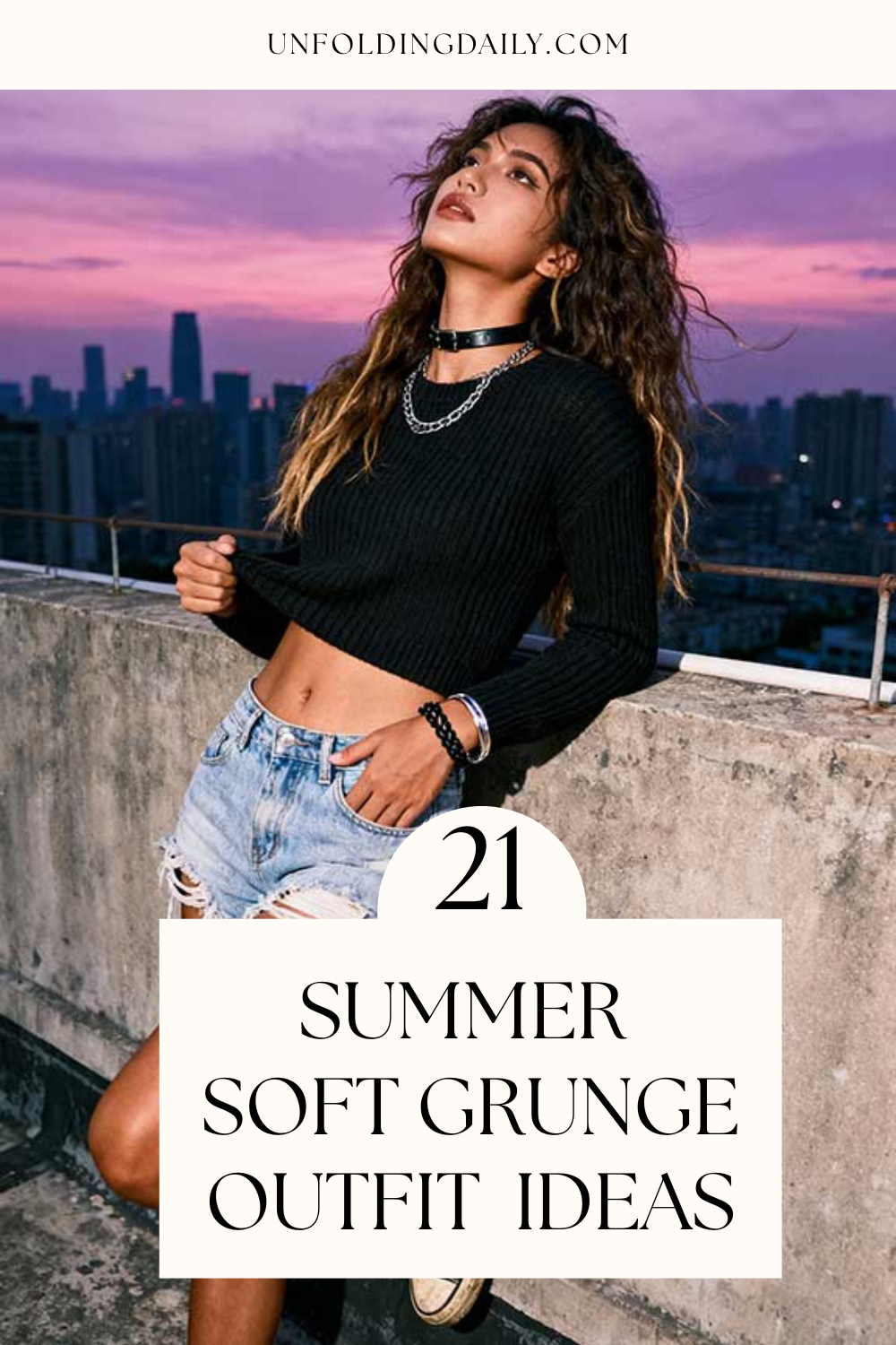21 Soft Grunge Summer Outfits – Edgy Street Style Ideas