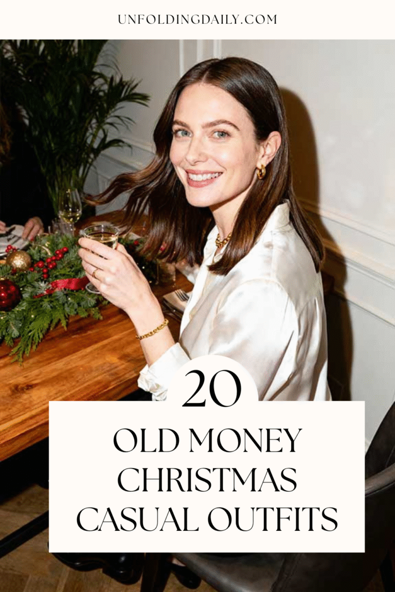 20 Old Money Christmas Casual Outfits : Elegant & Festive Looks